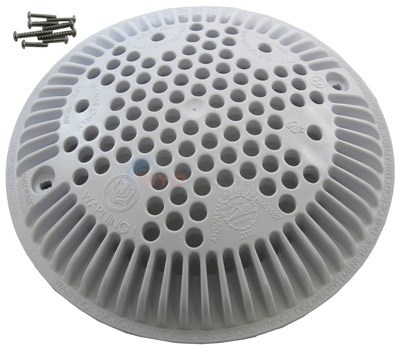 Hayward 8" Round Main Drain Suction Outlet Cover Only for Wall or Floor ...