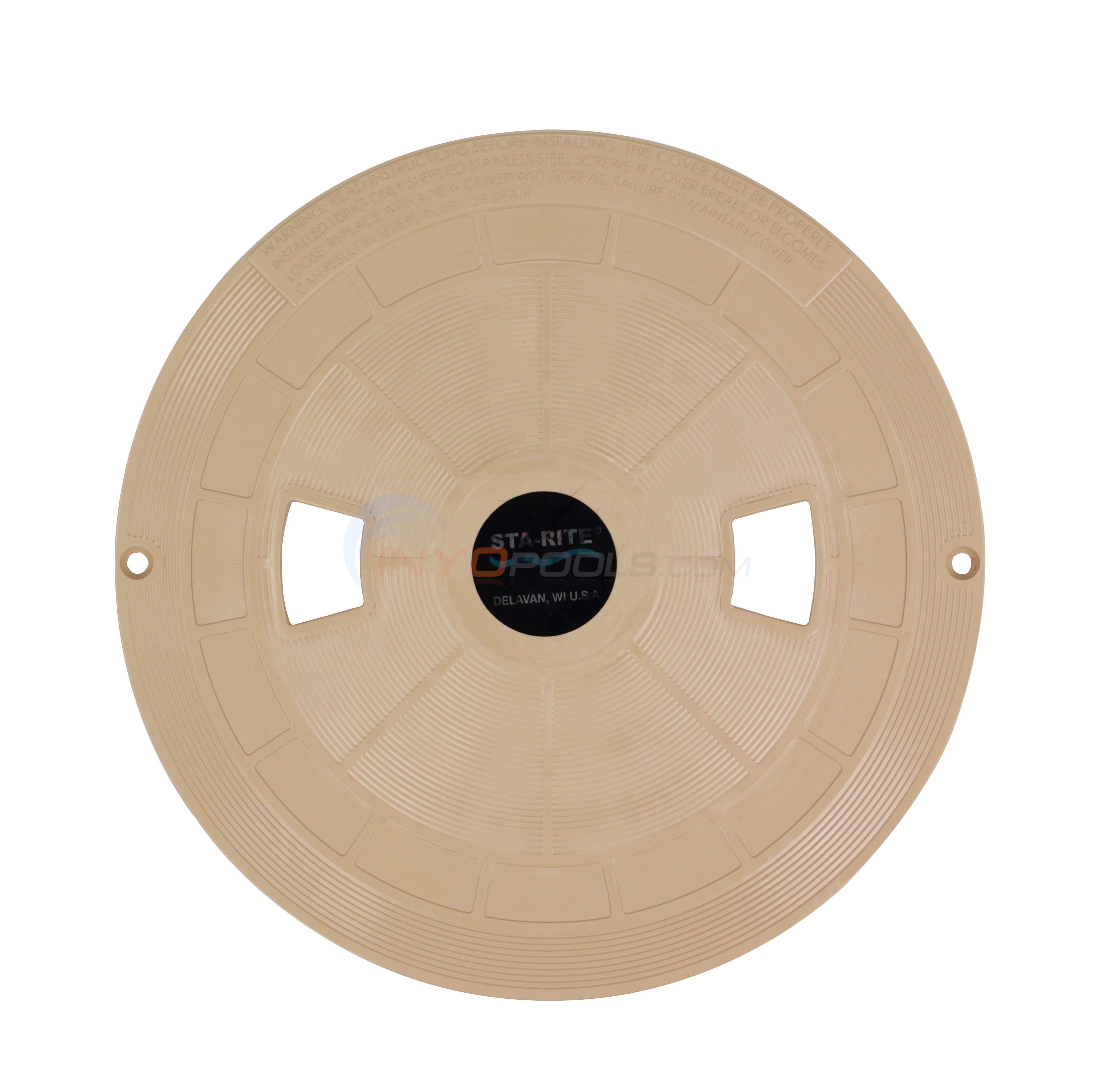 Sta-Rite (Swim-Quip) U-3 Skimmer Lid, Tan - 08650-0158 - INYOPools.com