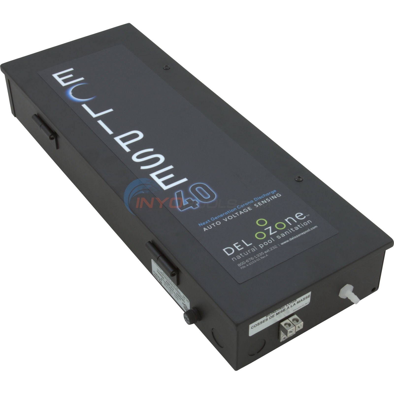 DEL Ozone 100 Corona Discharge Ozonator, Eclipse 40, 115v/230v, 25,000/ ...