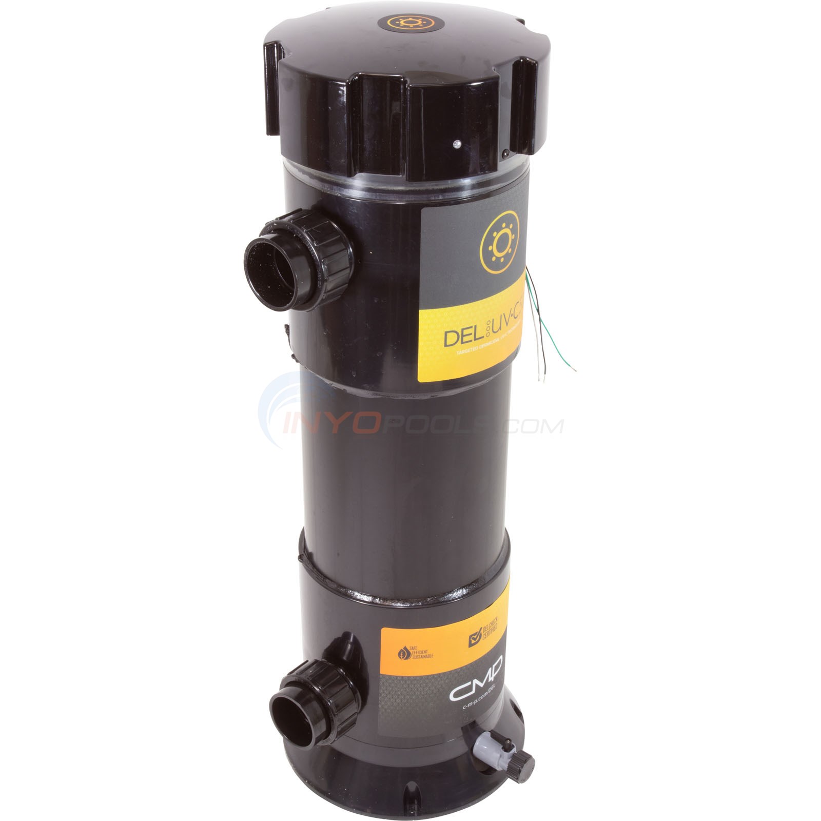DEL UV-C 50 Sanitizer for Pools Up to 50,000 Gallons, 120/240 Volts ...