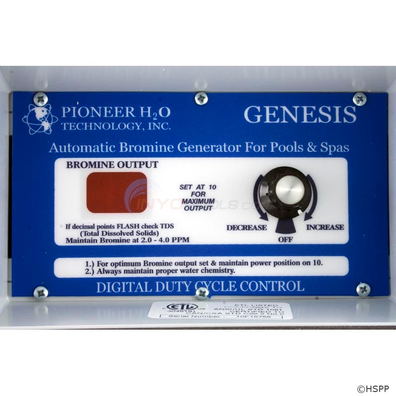 Genesis Bromine Generating System, 120V/240V (GEN1) - INYOPools.com