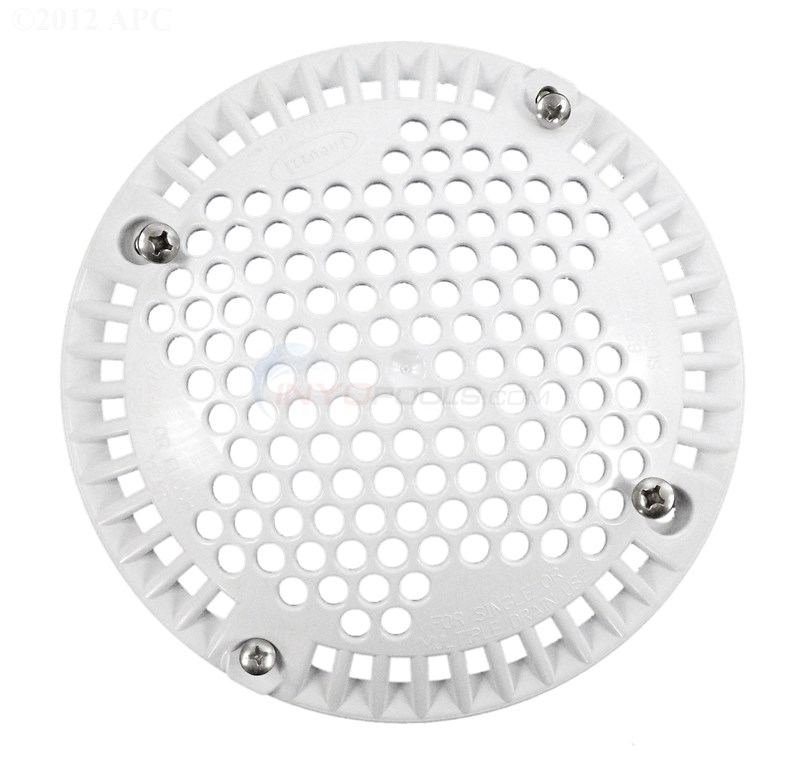 Jacuzzi Carvin Main Drain Cover Kit with Screws, VGB Compliant, White ...