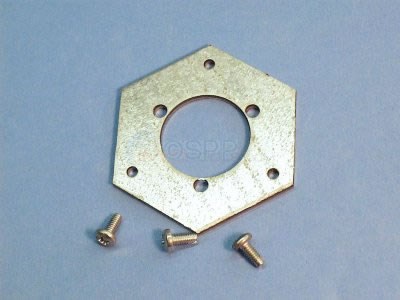 Adapter, Vulcan, Hex Plate 1/8" - 45-3001 - INYOPools.com