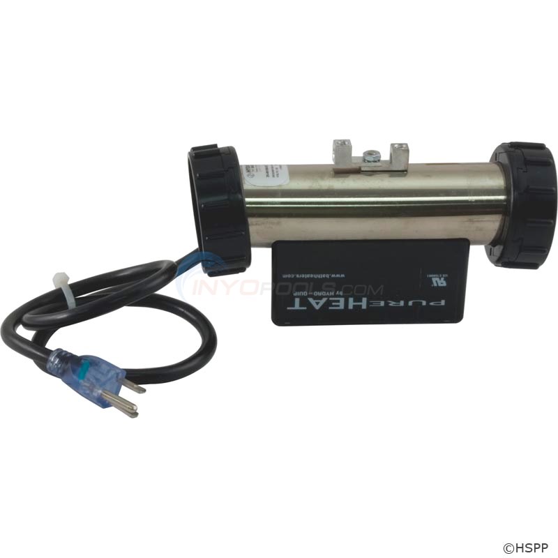 Bath Heater, In-line, Ph101-10up, 120v, 1 Kw (ph101-10up) - INYOPools.com