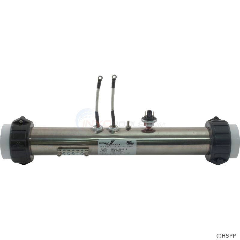15" Gecko Flow Thru Heater - 9144-12 - INYOPools.com