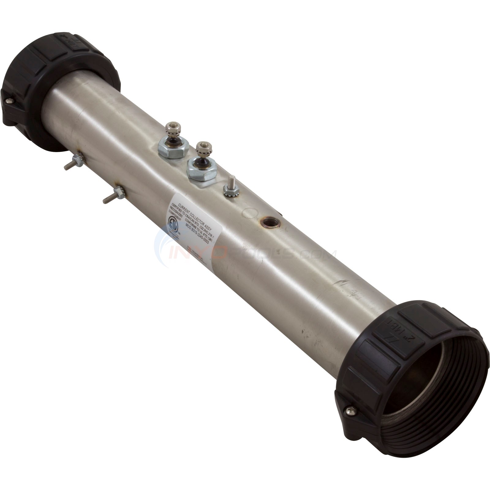 Heater, FloThru, Gecko S-Class, 15"x2", 230v, 5.5kW, Coated, Gen ...