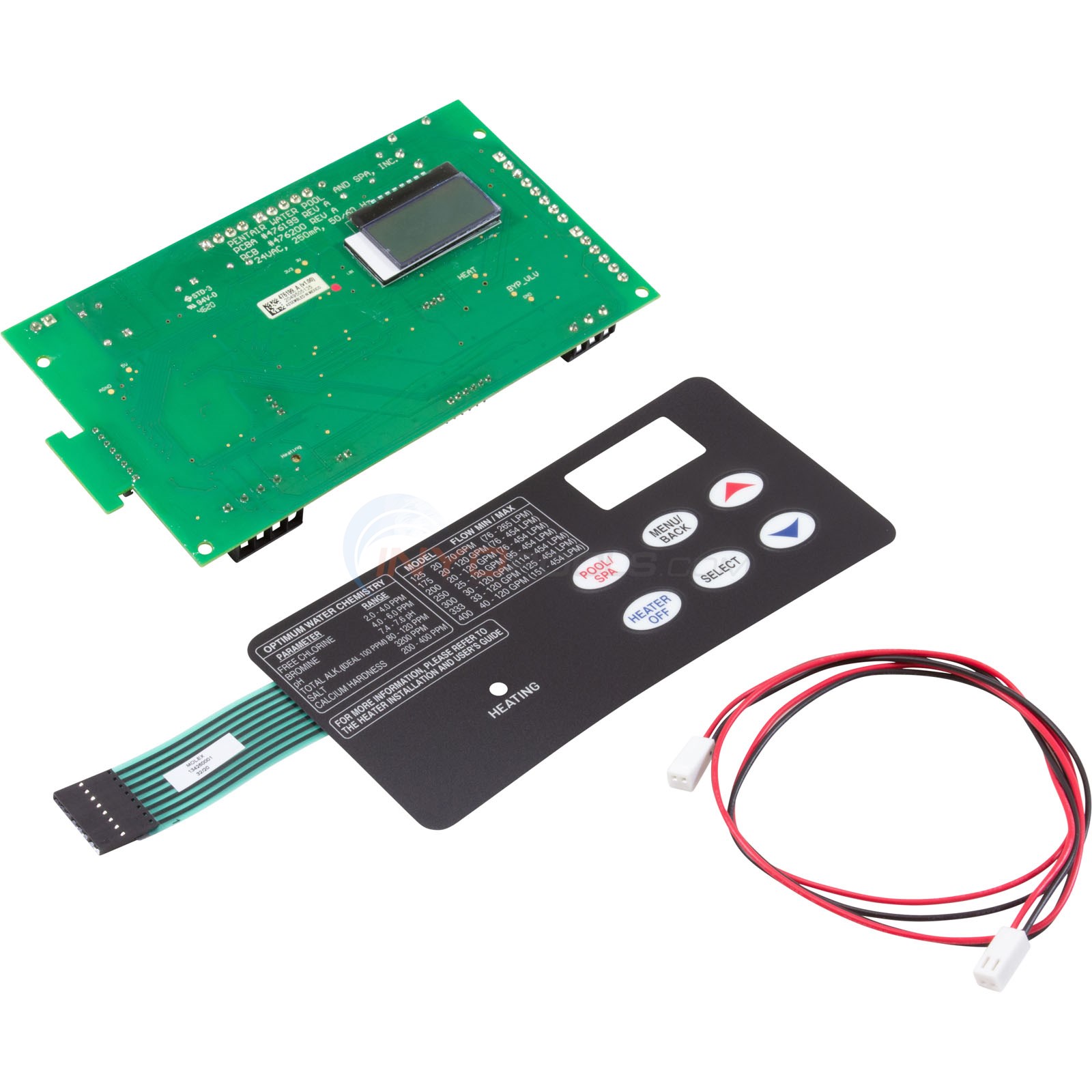 Pentair PCBA Kit for MasterTemp and Max-E-Therm, 6 Button, with RS485 ...