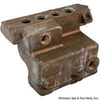 Raypak Inlet Outlet Header, Bronze, 105 (004901f) - INYOPools.com