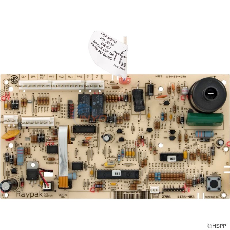 Raypak Heater PC Board Control IID Unit - 010253F - INYOPools.com