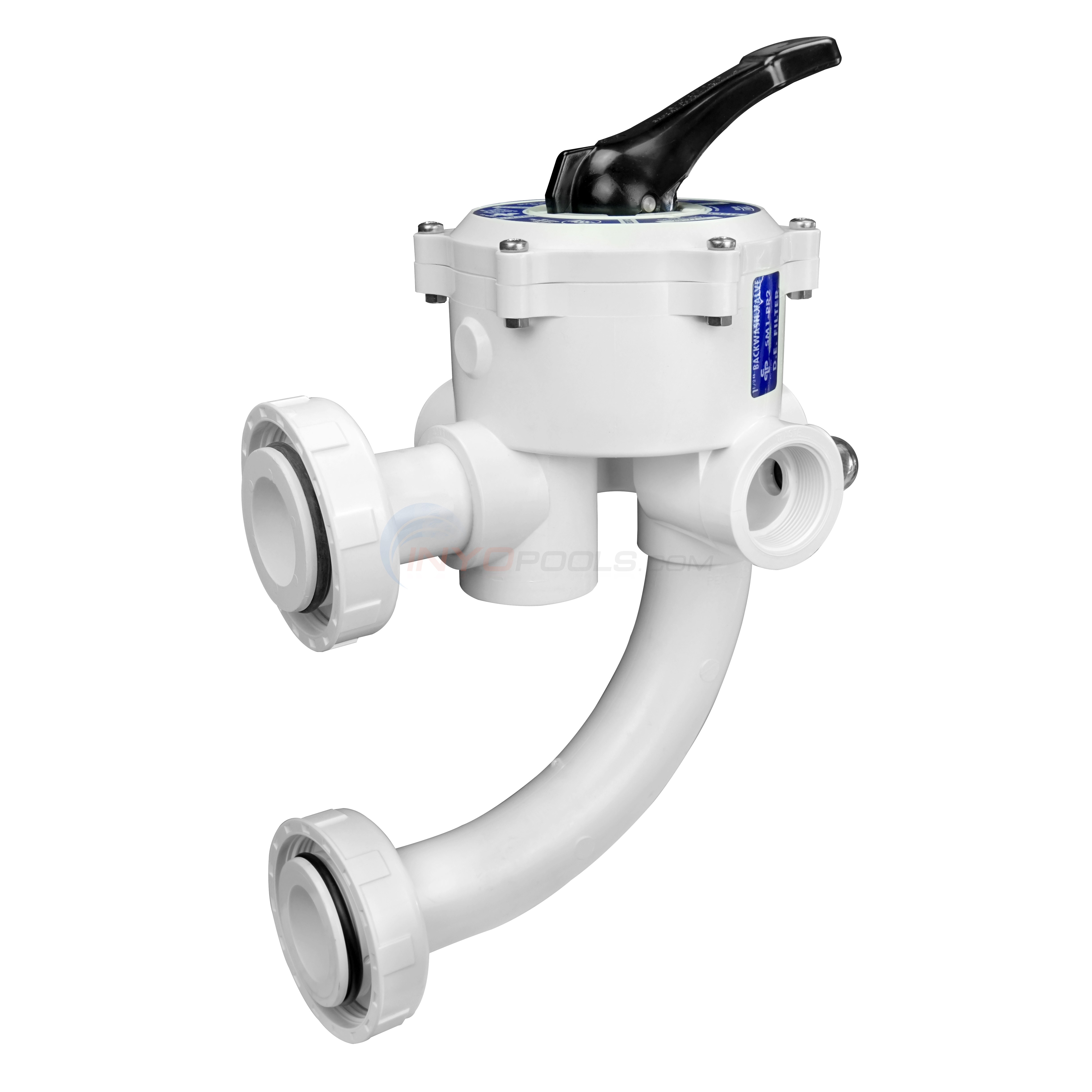 Praher Valve,sm W/plumbing 1 1/2" P.f. D.e. (sm1-pp2) - INYOPools.com