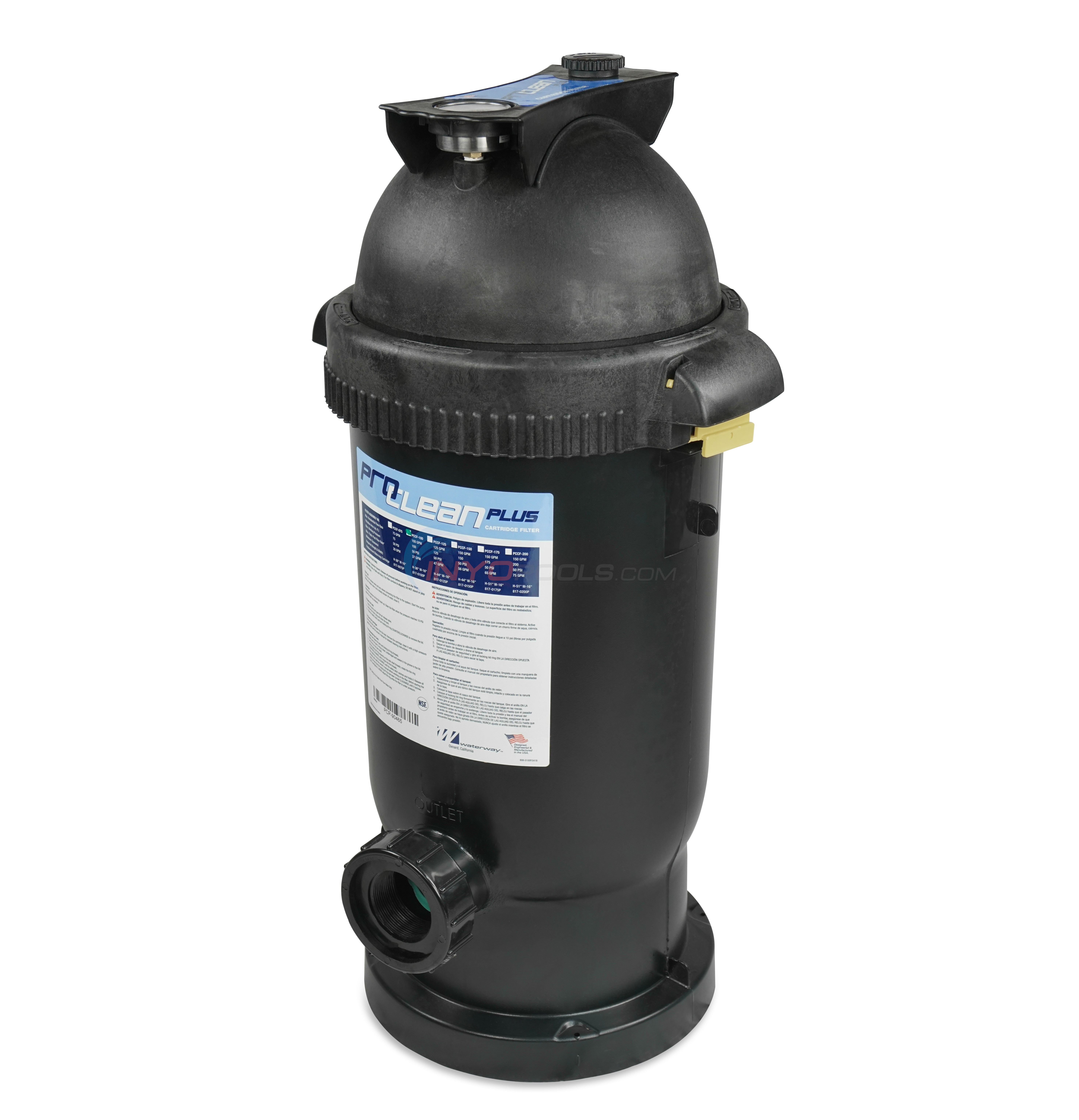 ProClean Plus 100 sqft Pool Cartridge Filter - PCCF-100 - INYOPools.com