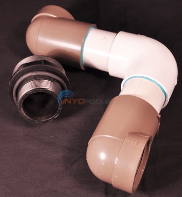 Hayward Inlet Elbow W/ O-ring And Bulkhead Ftg. (dex2400gab ...