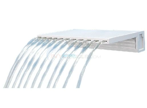 Custom Molded Products 48" Stream Waterfall 12" lip - INYOPools.com