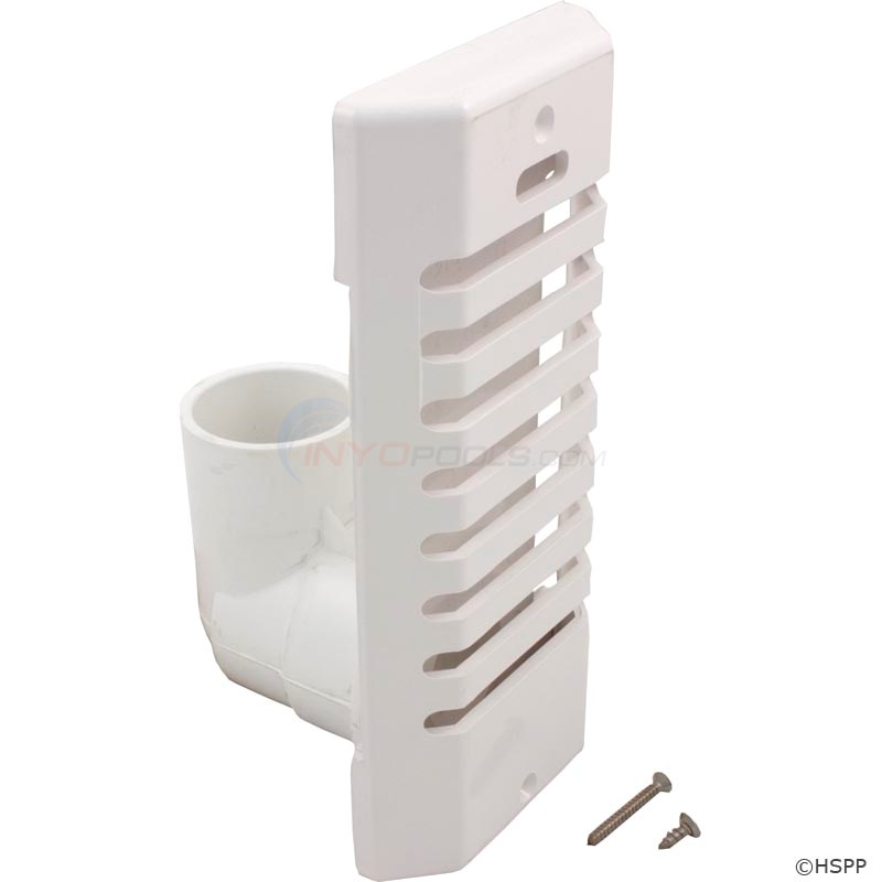 Waterway Strip Skimmer W/90 Deg Ell, White (640-6940) - INYOPools.com