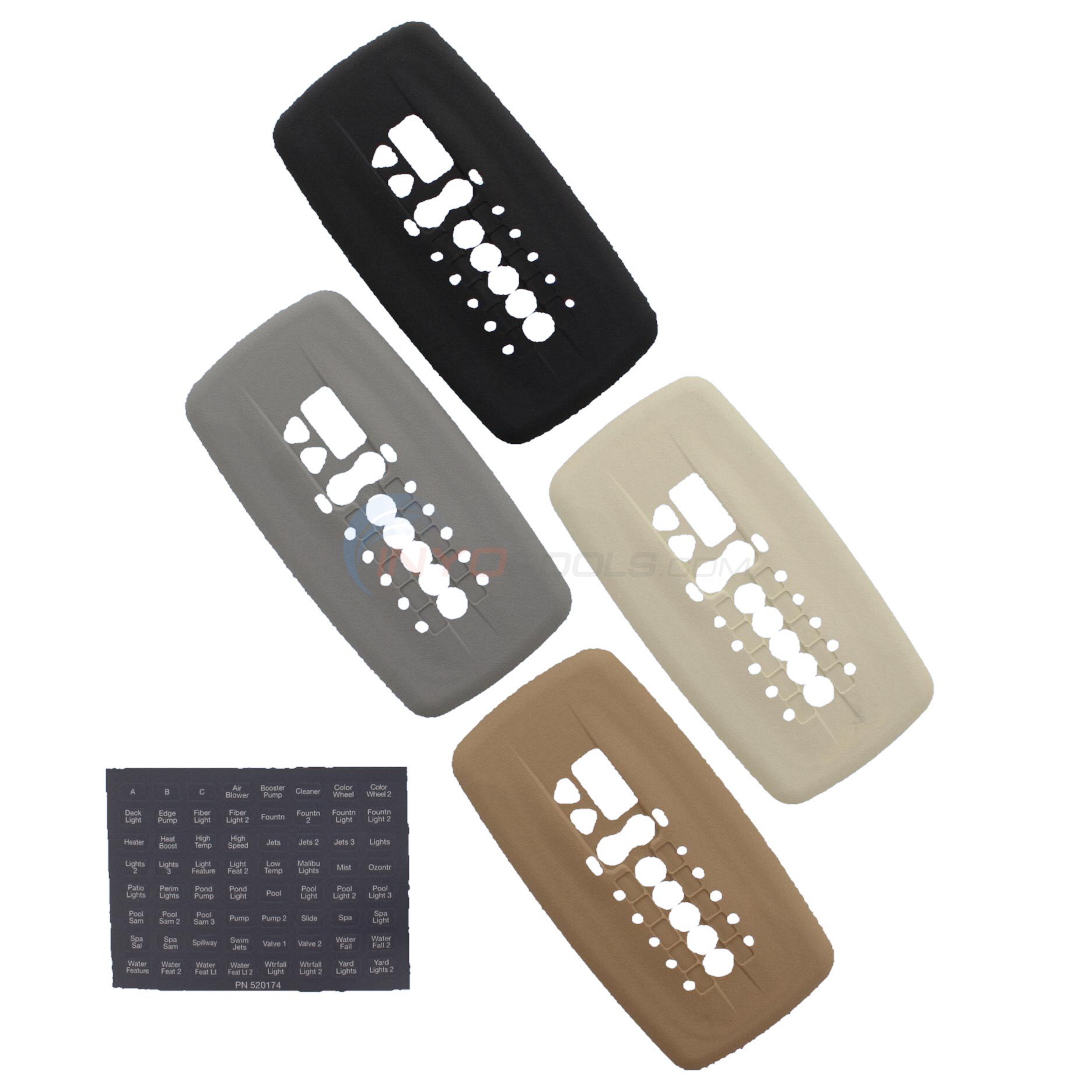 Pentair iS10 10-Function Spa-side Remote, White, 150' - INYOPools.com