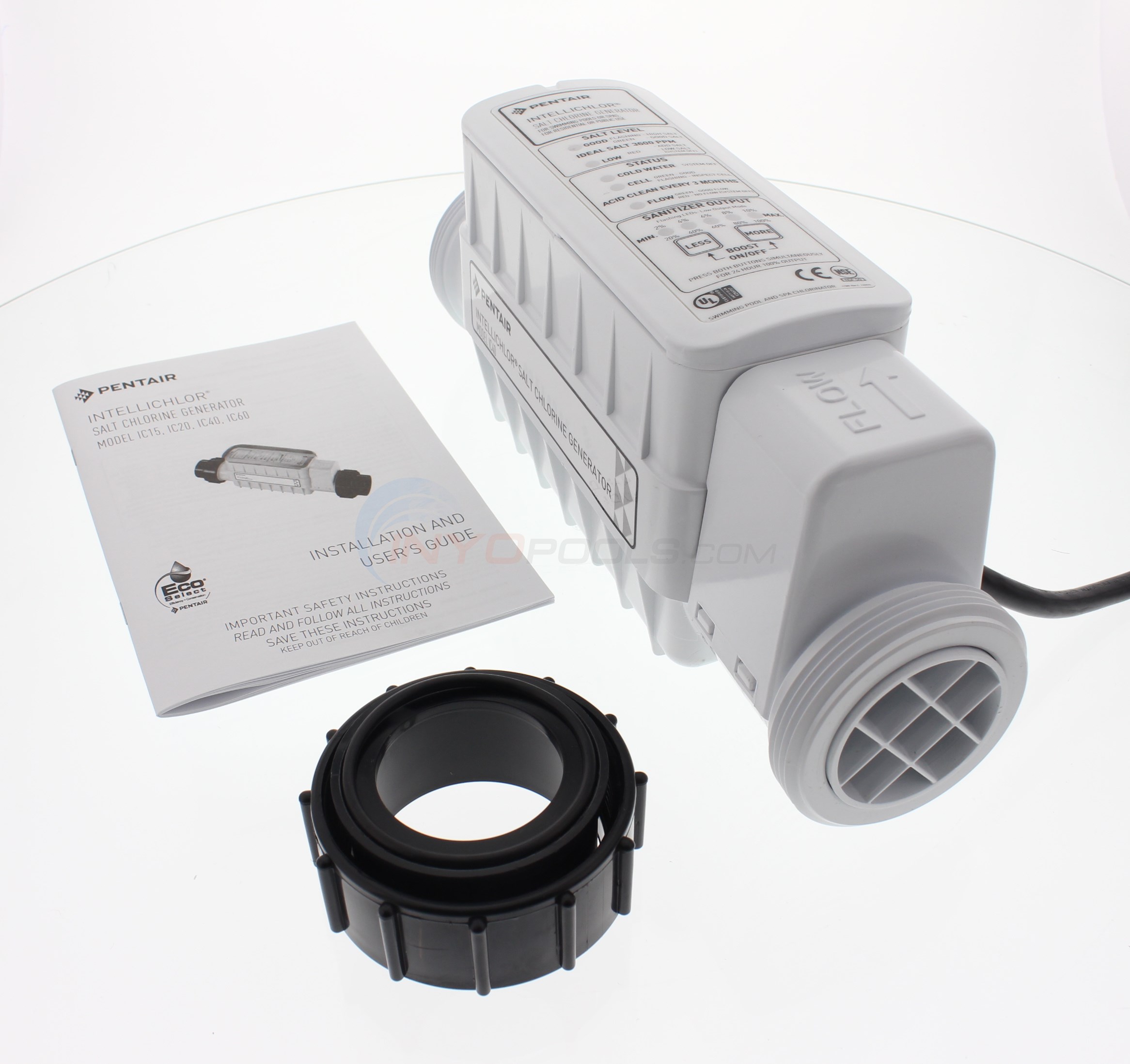 Pentair® IntelliChlor® IC40 Salt Cell - EC-520555 (Discontinued ...