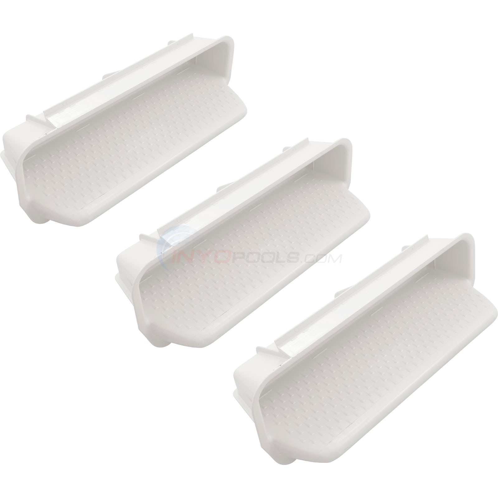 Waterway Plastic Insert Steps for Pool, White, Box Of 3 - 532-2010B ...