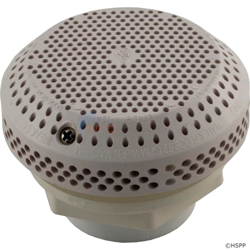 Suction Assy,w/Hex Nut, Wall Fitting, White (640-3250 V) - INYOPools.com