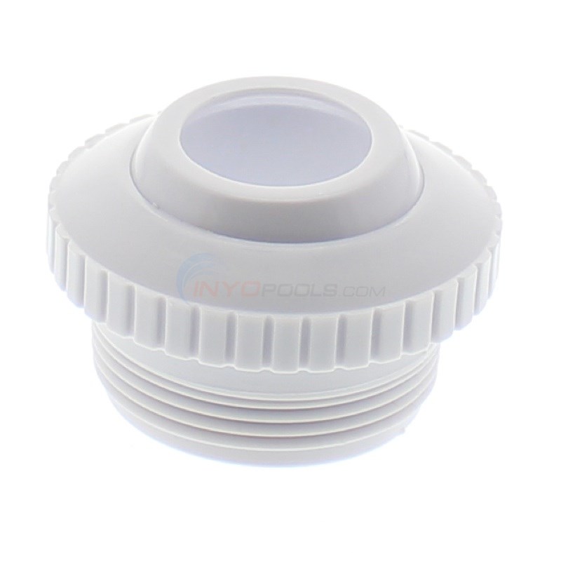 Wallfitting w/ 1" Opening - White (540028, 25552-400-000) - INYOPools.com