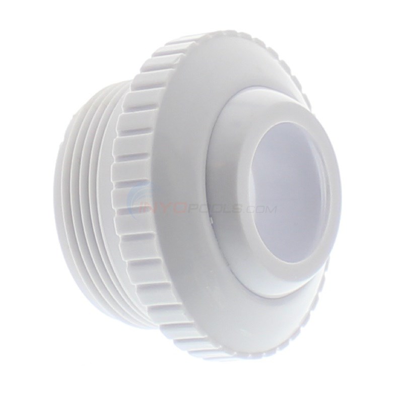 Wallfitting w/ 1" Opening - White (540028, 25552-400-000) - INYOPools.com