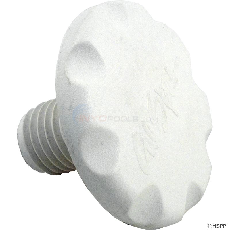 Air Control Knob, Sm Shaft/fine Thd, White - 55-220-1750 - INYOPools.com