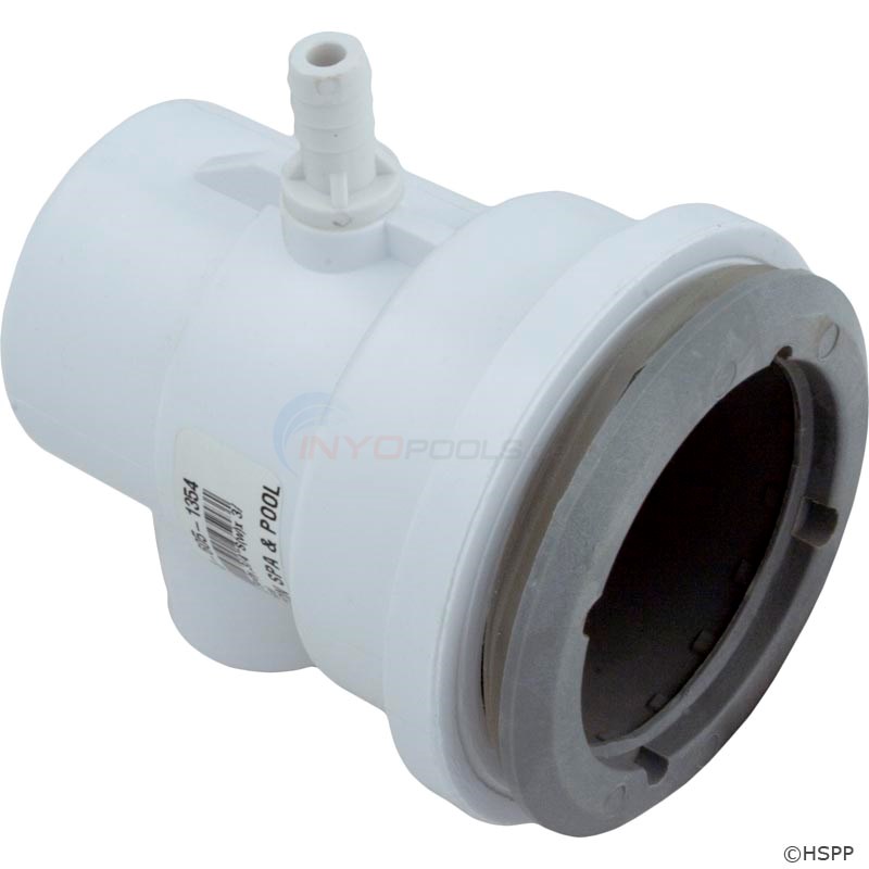 Spa Jet Body (3/4in Slip x 3/8in Barb; Air Inlet OS) - INYOPools.com