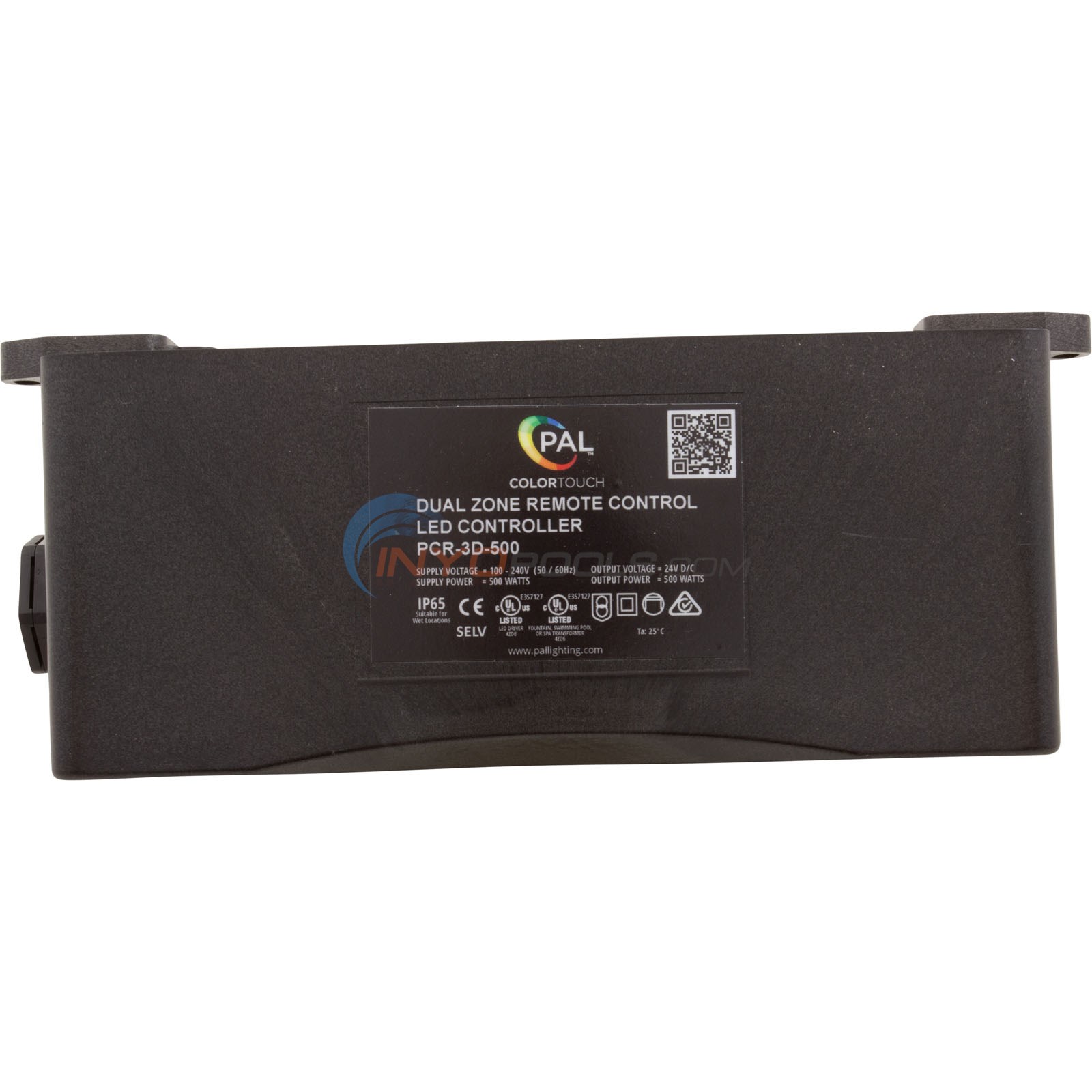 PAL Lighting Multi-Color Dual Zone Remote Control Transformer 24VDC 500W - 64-PCR-3D-500 ...