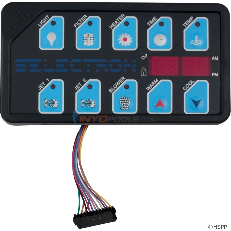 Spa-Side Control, LX400 (`95 Hi Bezel)Vita (LX-LC400) - INYOPools.com