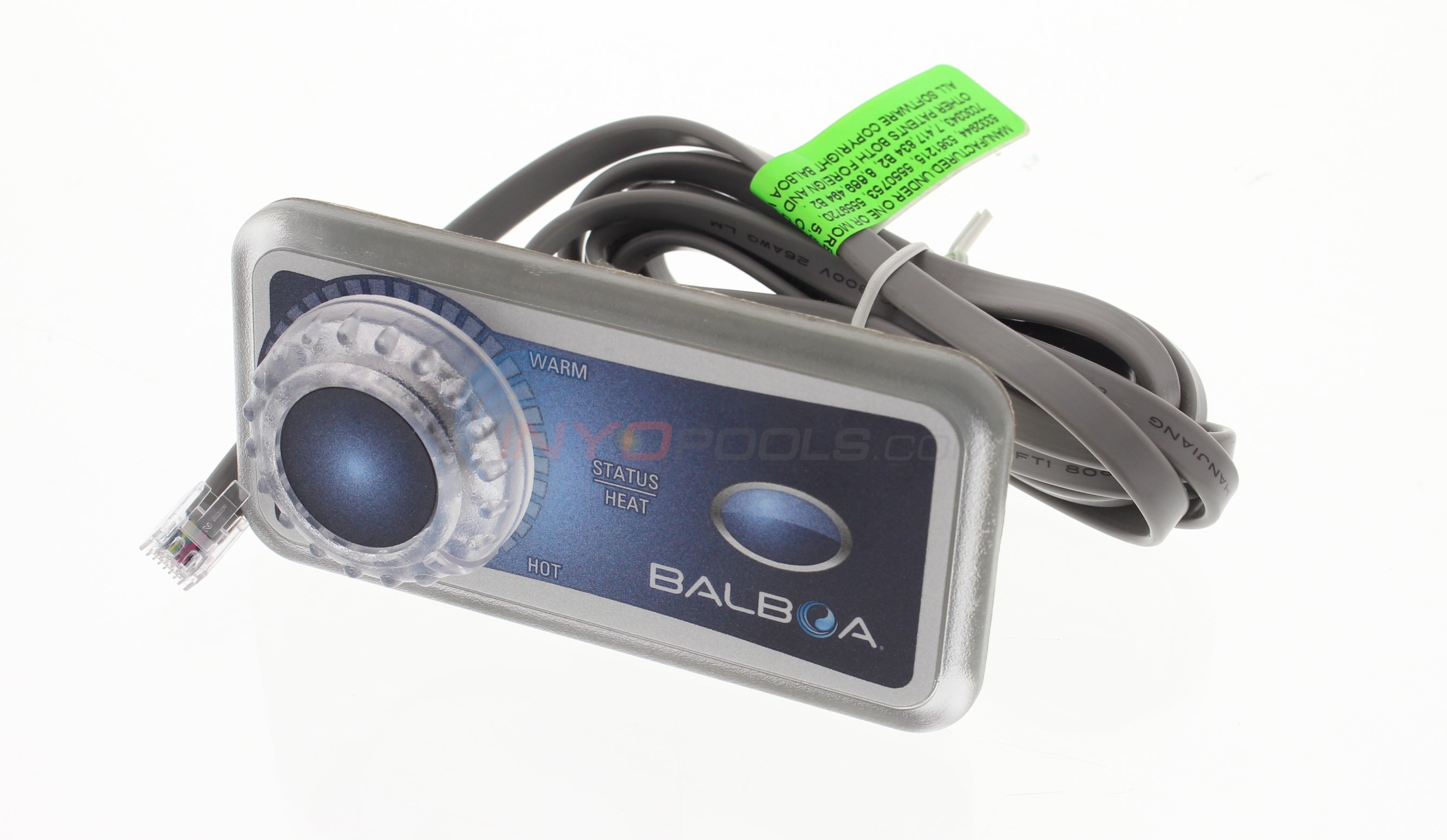 Balboa Topside, 1 Button w/ T-Stat Knob - 51219 - INYOPools.com