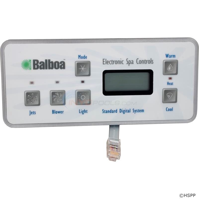 Balboa Topside, 6 Button, Standard Digital (54157) - INYOPools.com