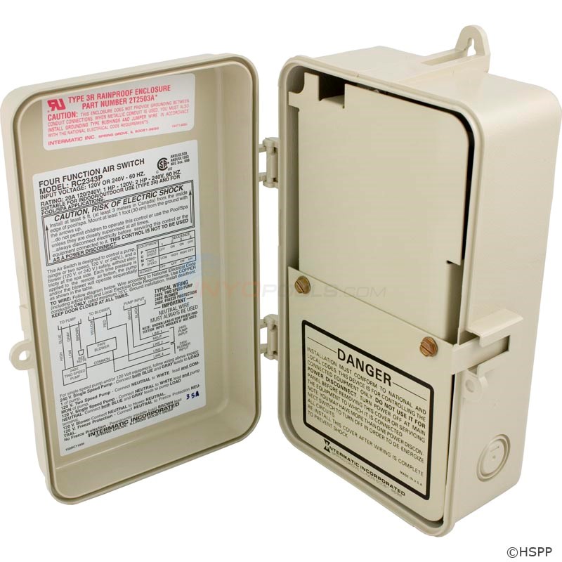 Intermatic Four Function Spa Control (rc2343p) - INYOPools.com