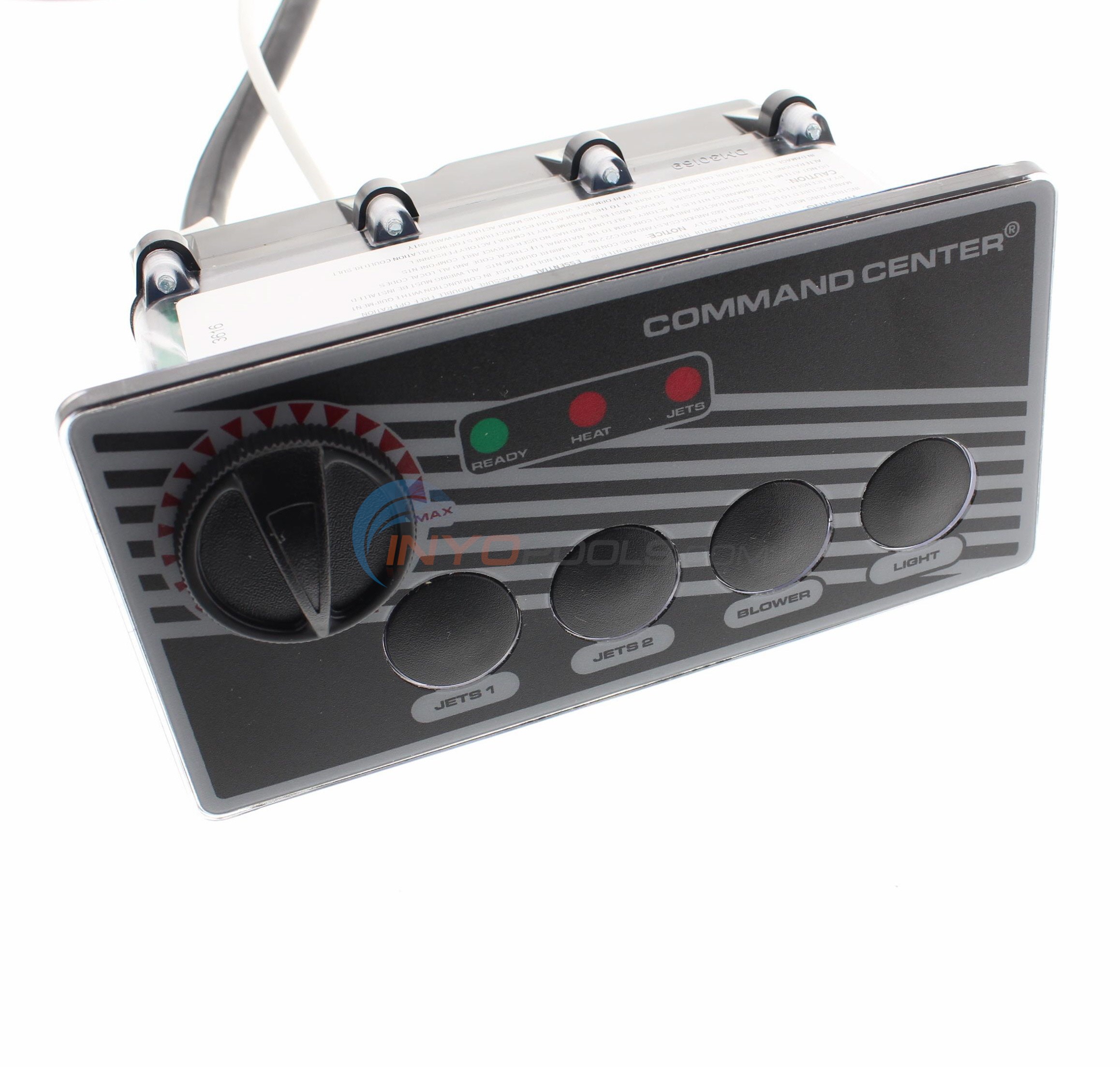 CC Command Center 4-Btn 120V W/Label - 58-319-1060 - INYOPools.com