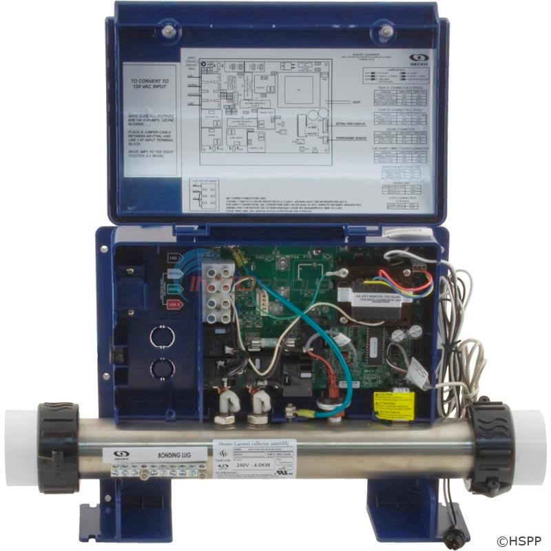 Control, Gecko S-Class, P1, Oz, L, 4.0kW, 115v/230v - INYOPools.com