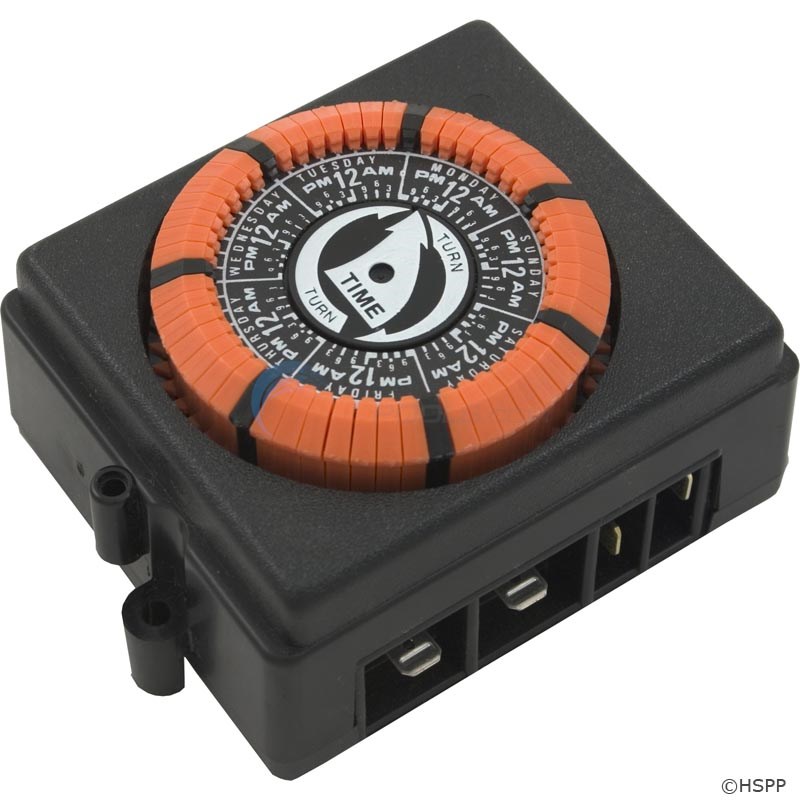 Intermatic Timer, Panel Mount-7day 120v (pb873-red) - INYOPools.com