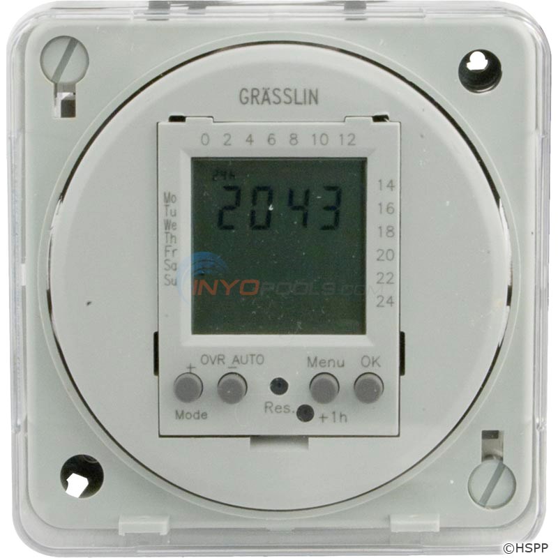 Digital Time Control 120v Panel Mount (FM1D20E-120) - INYOPools.com