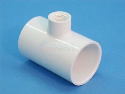 Tee, PVC, 1.5"Sx1.5"Sx.5FIPT - 60-1011 - INYOPools.com