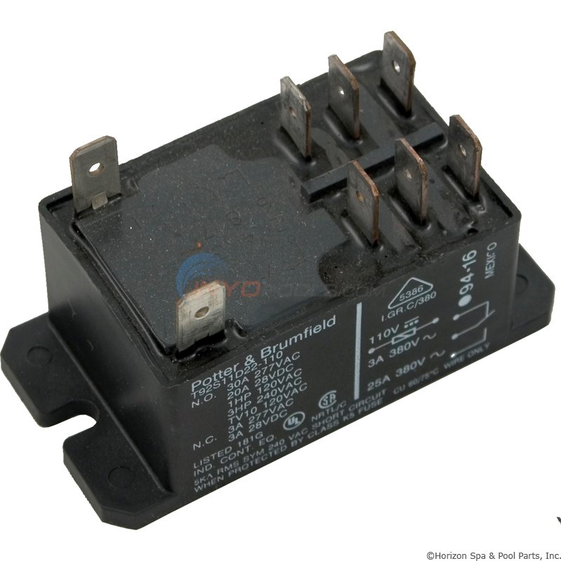 T-92 Relay DPDT 110VDC Coil - 60-241-1155 - INYOPools.com