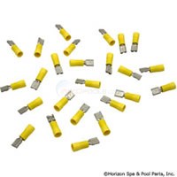 Female Disconnect, Yellow 12-10AWG, .250" Tab (Pkg 25) - INYOPools.com