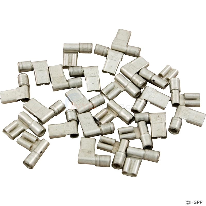 Right Angle Female Slip Disconnect 12-10AWG .250" Tab Pkg 25 ...
