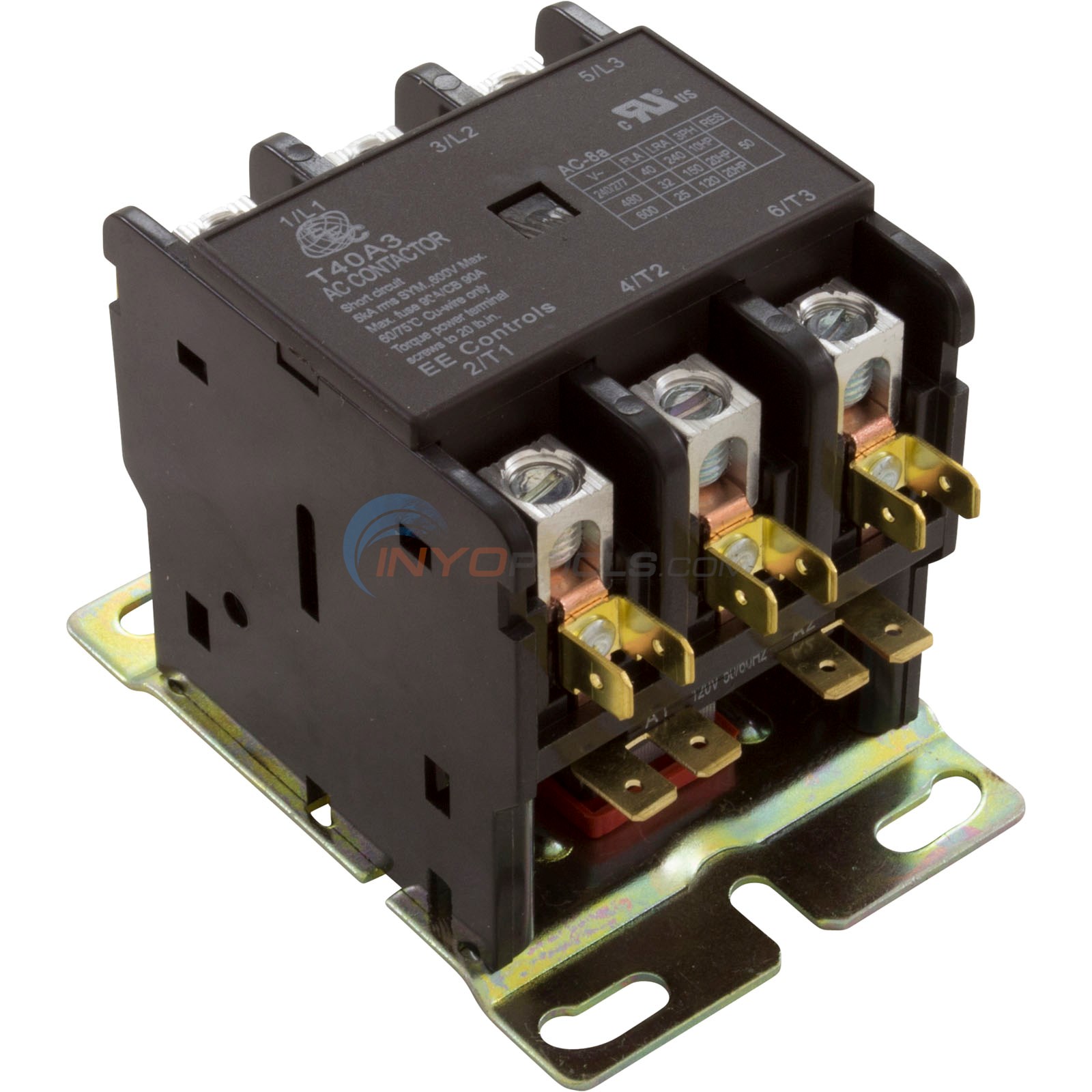 Furnas Contactor 120v 3P 40AMP - 60-555-2318 - INYOPools.com
