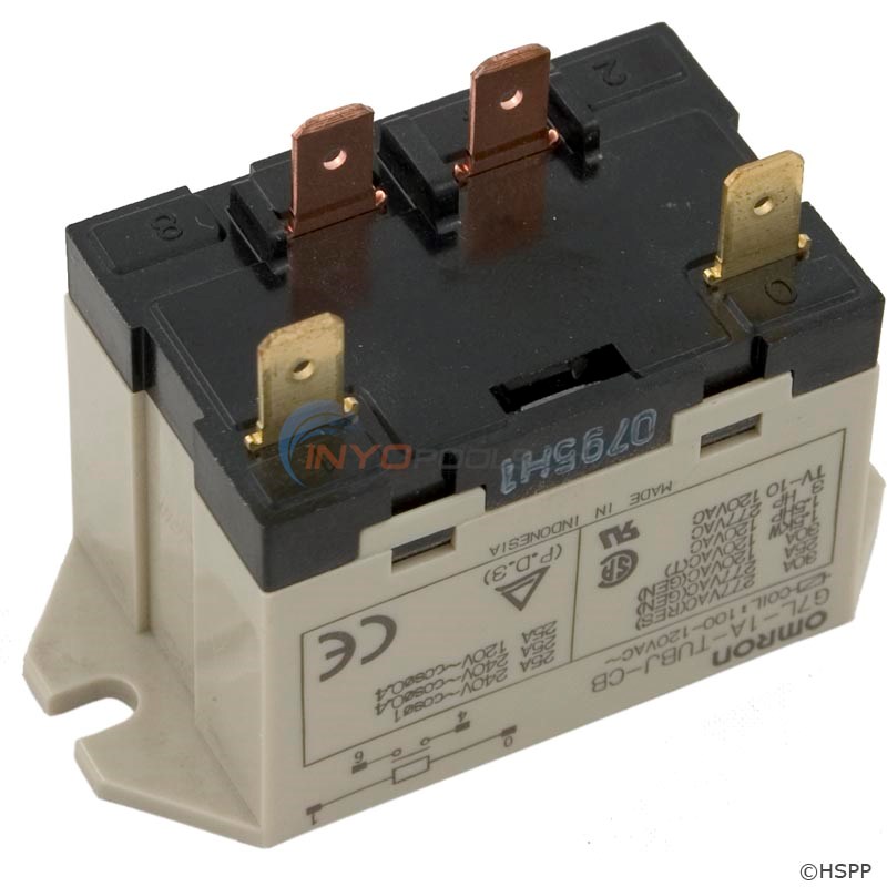 Omron Relay, SPST, 120v, 30A - 60-584-1000 - INYOPools.com