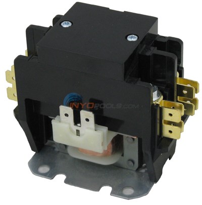 Double Pole (DPST) Contactor Relay, 240 Volt 50amp with 240 Volt Coil ...