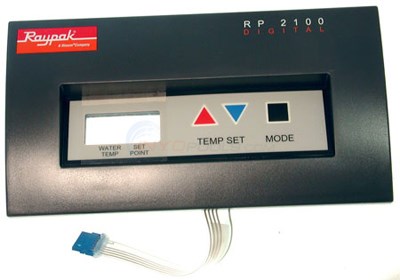 Raypak IID Control Panel, Bezel Kit and Switch Decal, 185-405 RP2100 ...