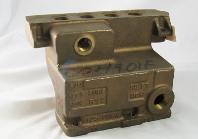 Raypak Inlet Outlet Header, Bronze, 105 (004901f) - INYOPools.com