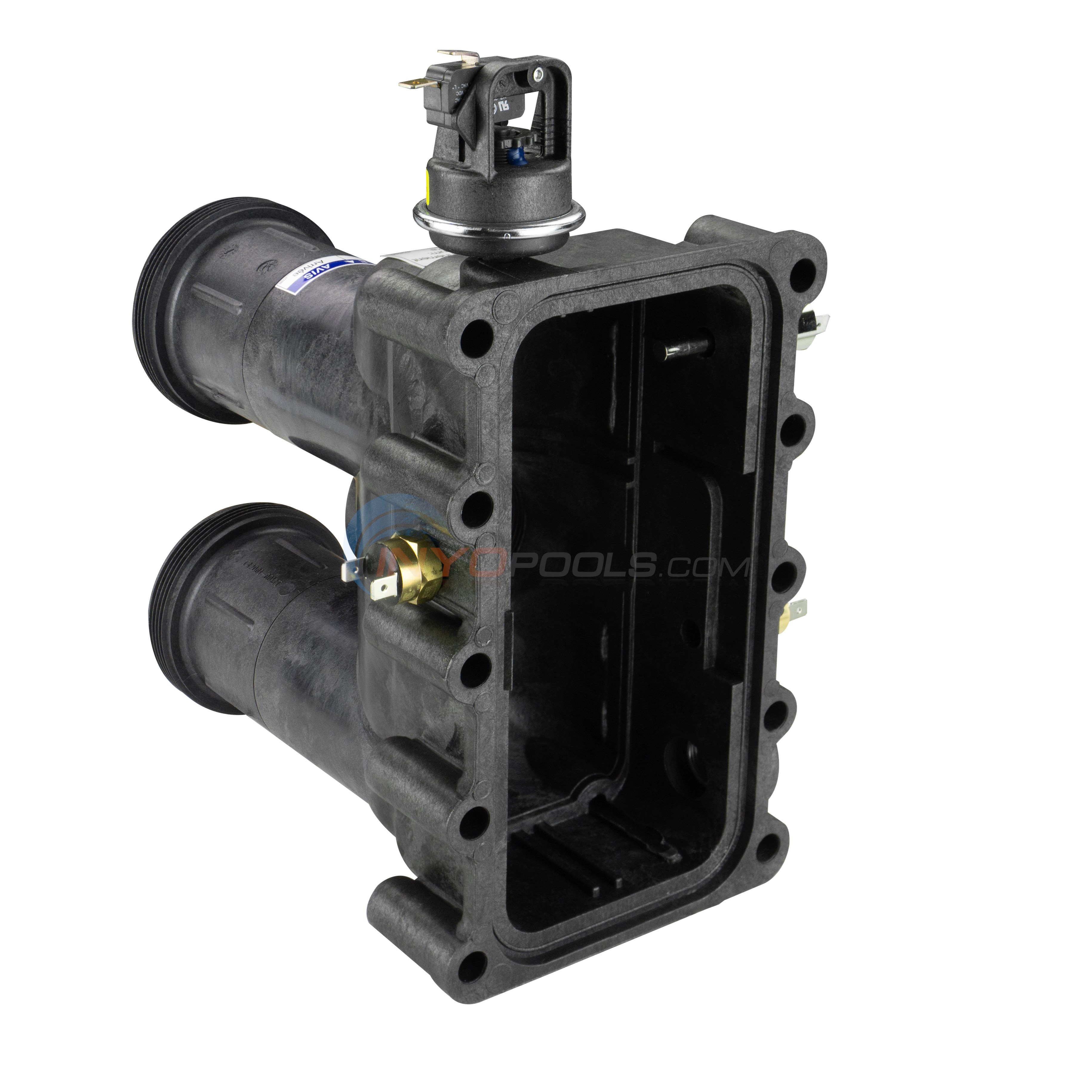 Pentair - Sta-Rite Max-E-Therm Manifold Body with Safeties - 77707-0205 ...