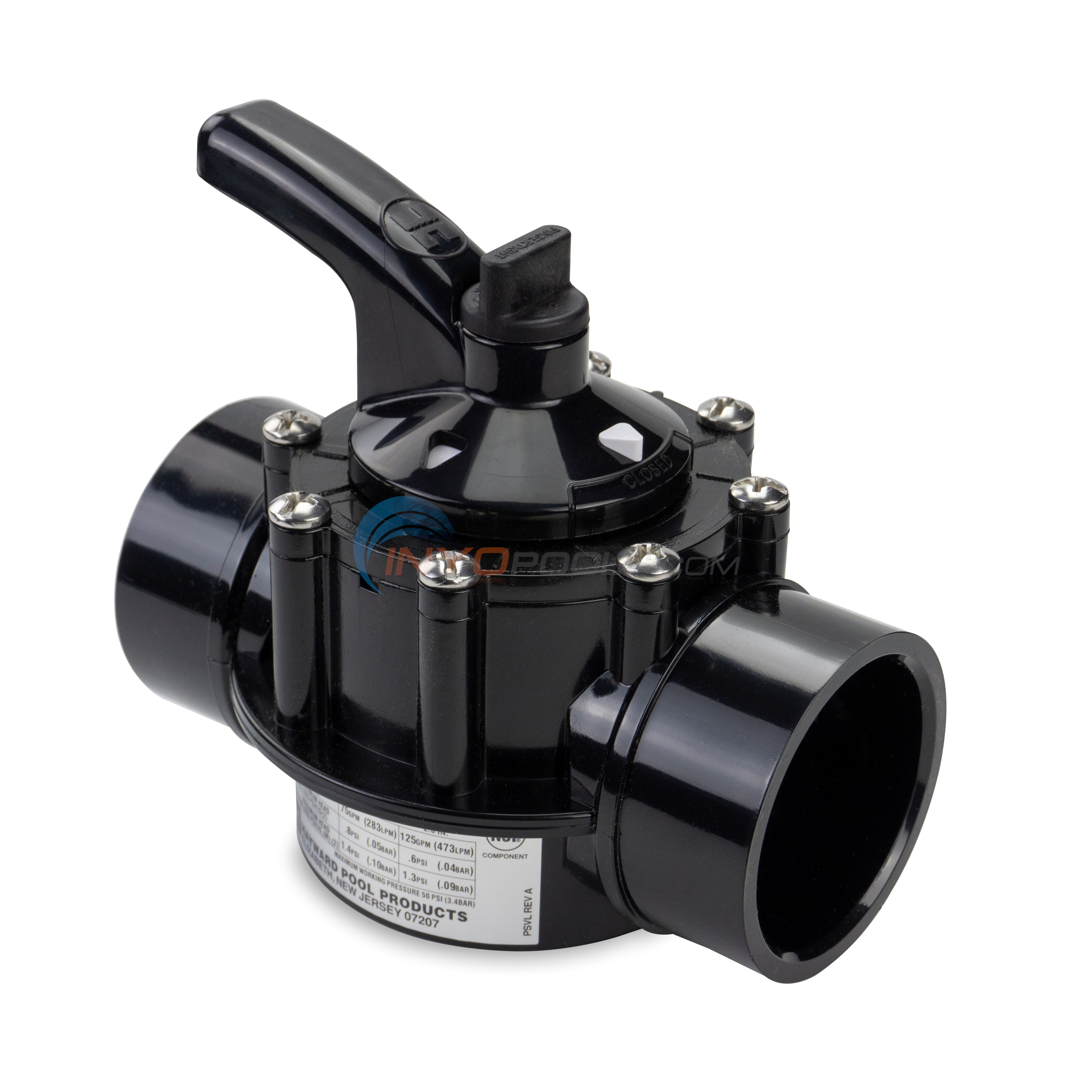 Hayward PSV Valve 2 Way 2 - 2 1/2" CPVC - PSV2S2 - INYOPools.com