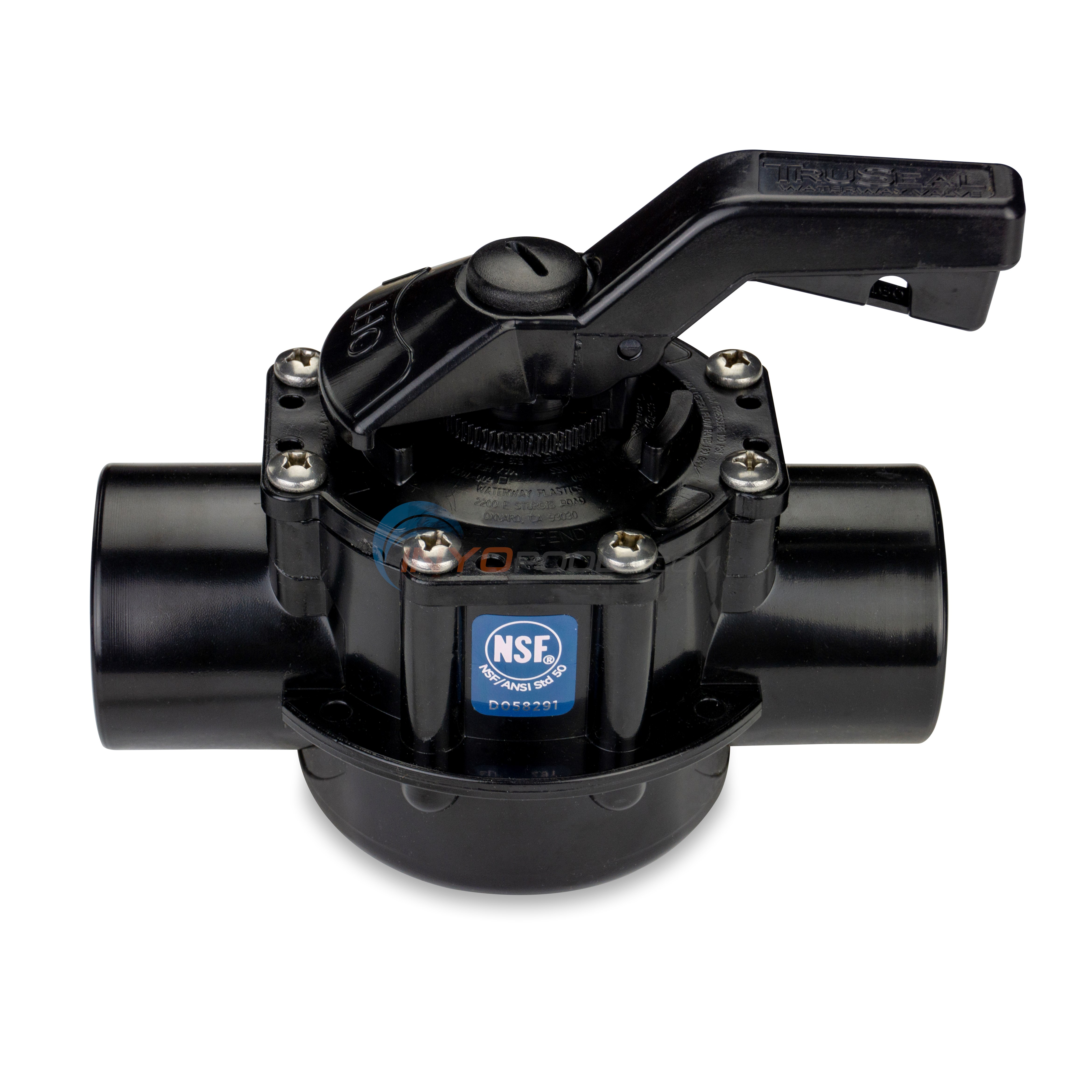 Waterway 2 Way Valve 1 1/2" Slip /2"spg (600-7070) - INYOPools.com