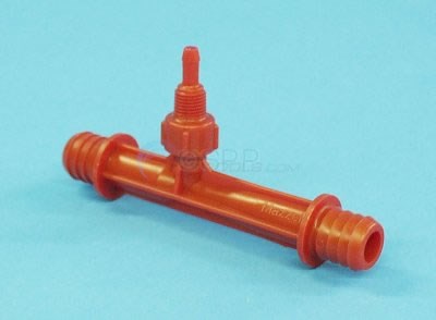 Ozone Injector,3/4" x 1/4"barbed cap,Red - 684K-MAZZEI - INYOPools.com