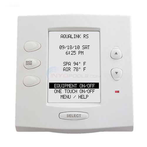 Jandy OneTouch Indoor Control Panel, White (7953) - INYOPools.com