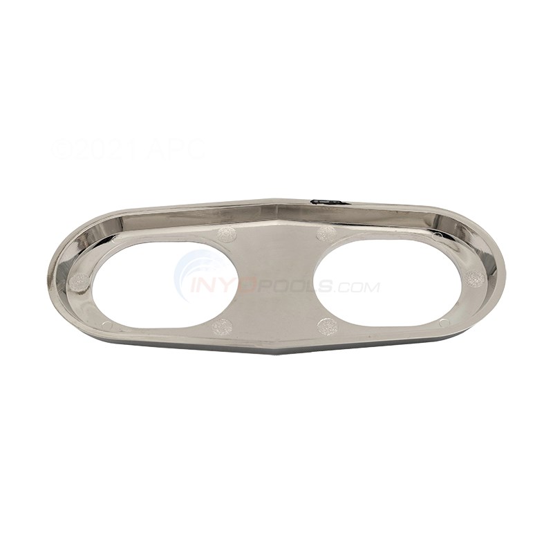 S.R. Smith Double Escutcheon, Single, Chrome Plastic - 8-420 ...